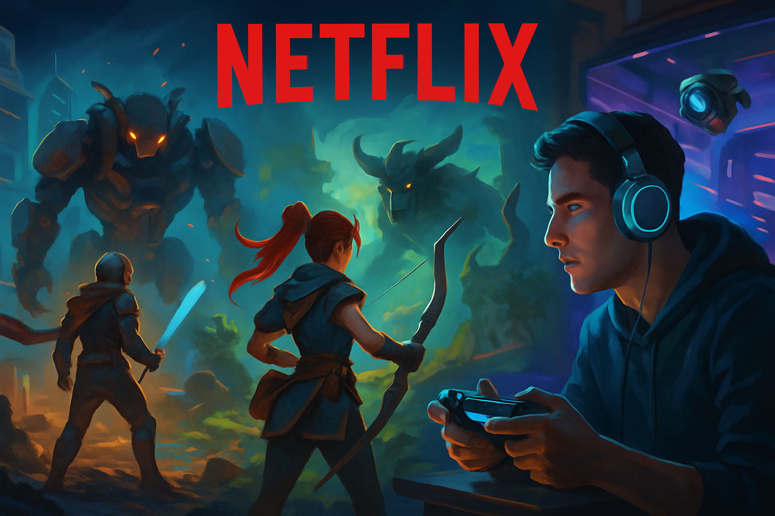 Netflix : Quand l’IA Imagine la Prochaine Génération de Jeux Vidéo